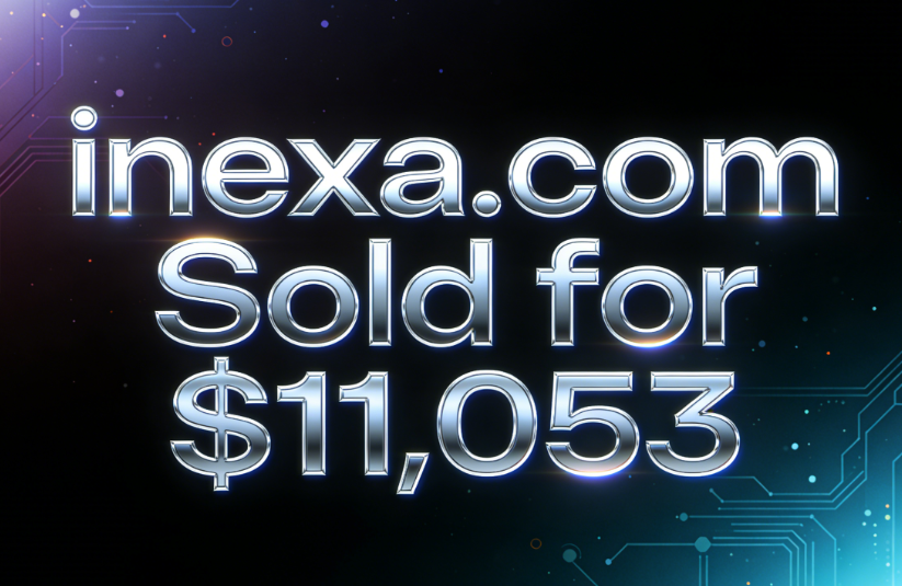 inexa.com Sold for $11,053 via DropCatch - Domain.News