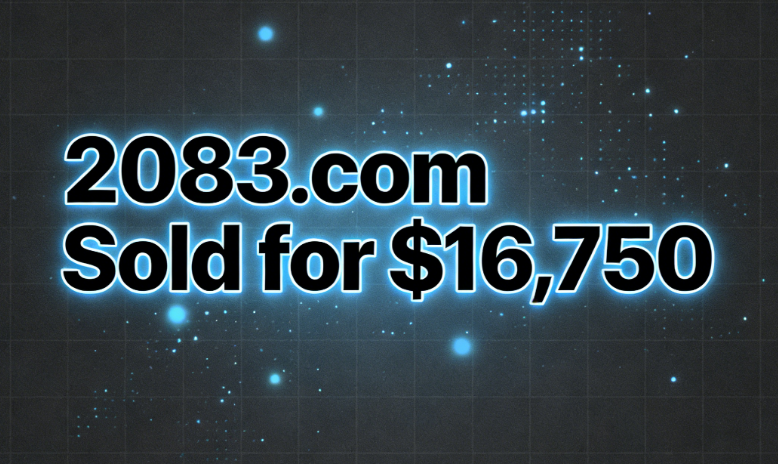 2083.com Sold for $16,750: Numeric Domain Name Shows Value Through ...