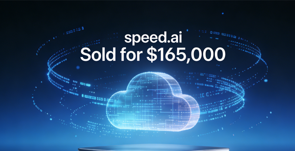 speed.ai Sold for $165,000: A Metaphorical Representation of Speed and ...
